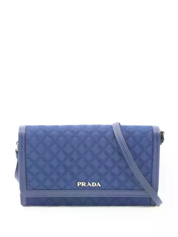 Prada 00s Quilted Shoulder Wallet