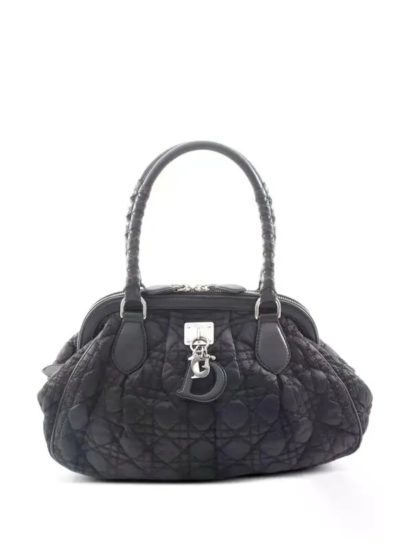 Dior Cannage Tote Bag - Black