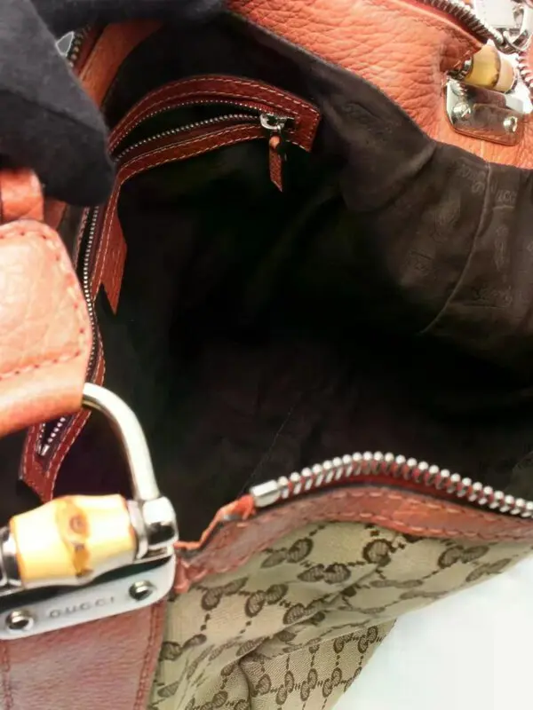 Gucci Gg Monogram Shoulder Bag - Neutrals