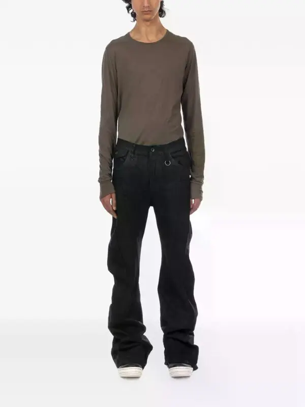 JULIUS Bending Woven Flared Trousers