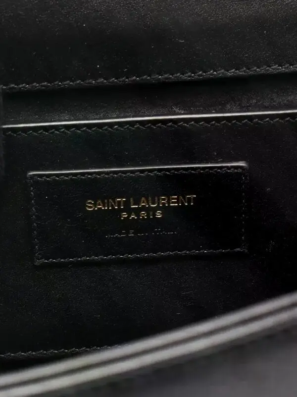 Saint Laurent Kate Tassel Leather Shoulder Bag - Black