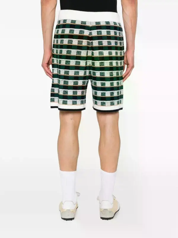 Casablanca Check Pattern Shorts