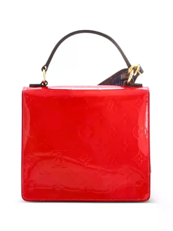 LOUIS VUITTON Spring Street Nm Handbag In Monogram Vernis - Red