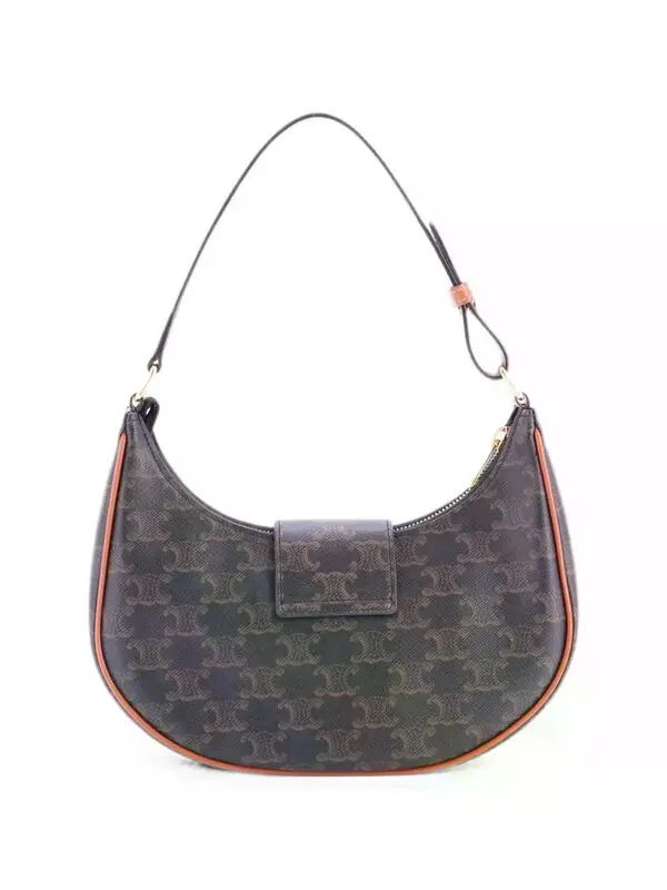 Celine Ava Triomphe Bag In Triomphe Coated Canvas