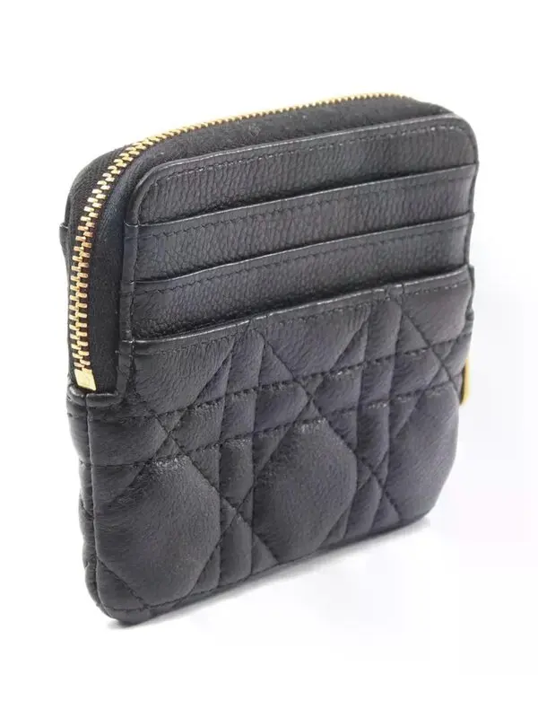 Dior 2010s Caro Cannage Coin Purse