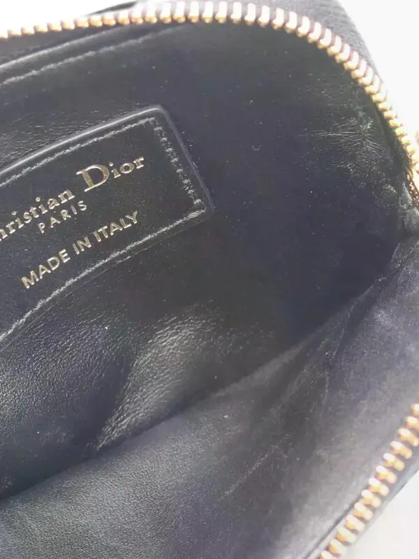 Dior 2010s Caro Cannage Coin Purse