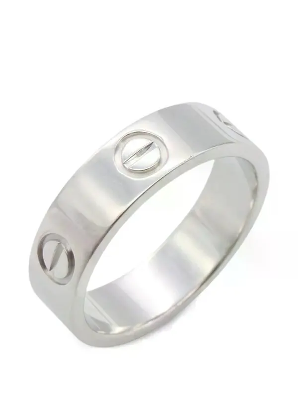 Cartier Love Ring In 18k White Gold