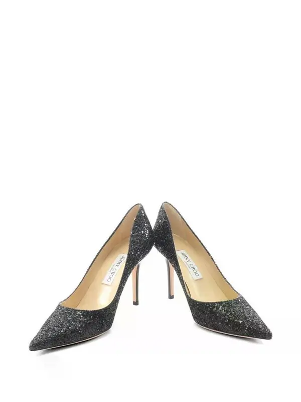 JIMMY CHOO Agnes Glitter Pumps