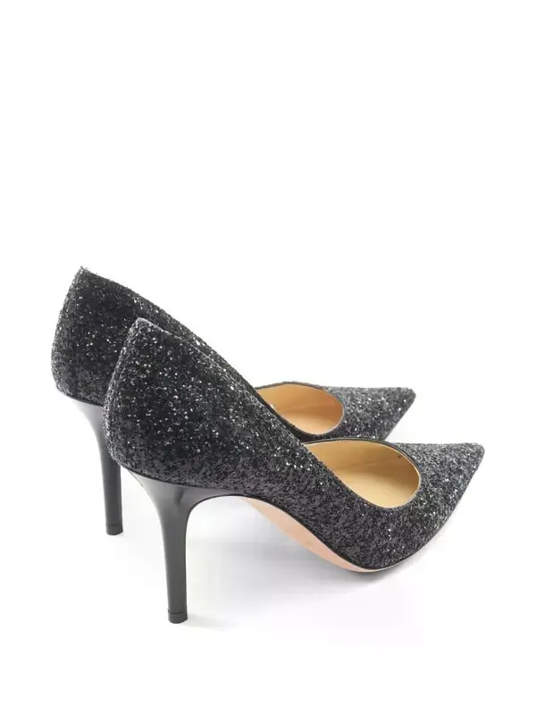 JIMMY CHOO Agnes Glitter Pumps