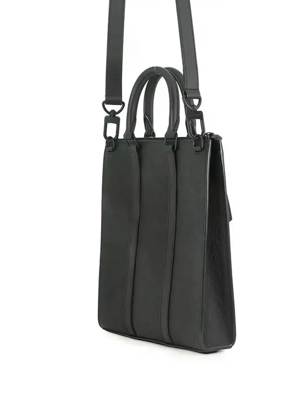LOUIS VUITTON Sac Plat Taurillon Monogram Satchel - Black