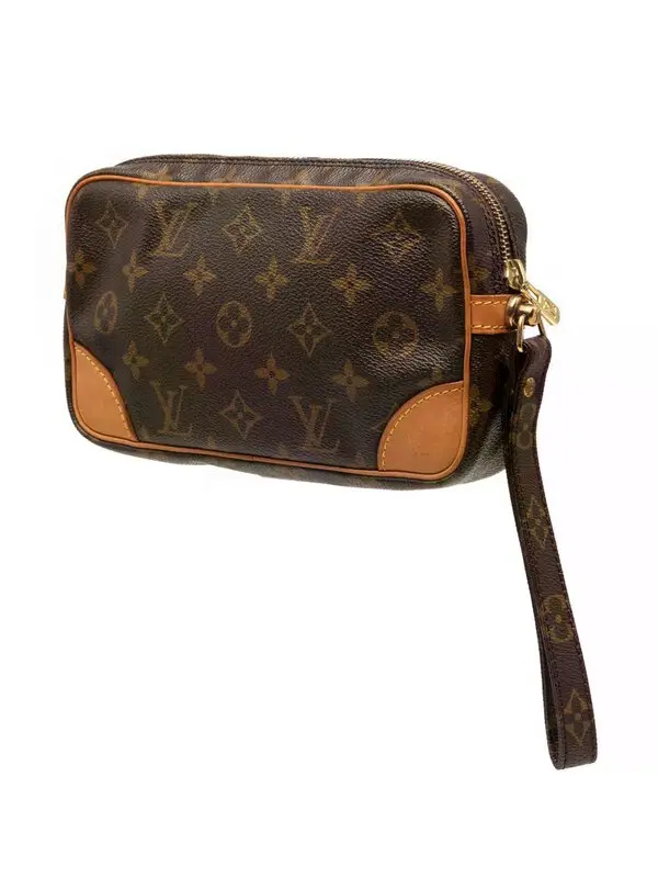 LOUIS VUITTON Monogram Marly Dragonne Pm Clutch Bag