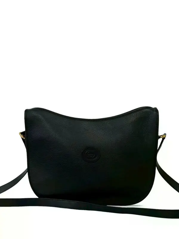 Gucci 20th Century Calfskin Interlocking G Crossbody Bag - Black
