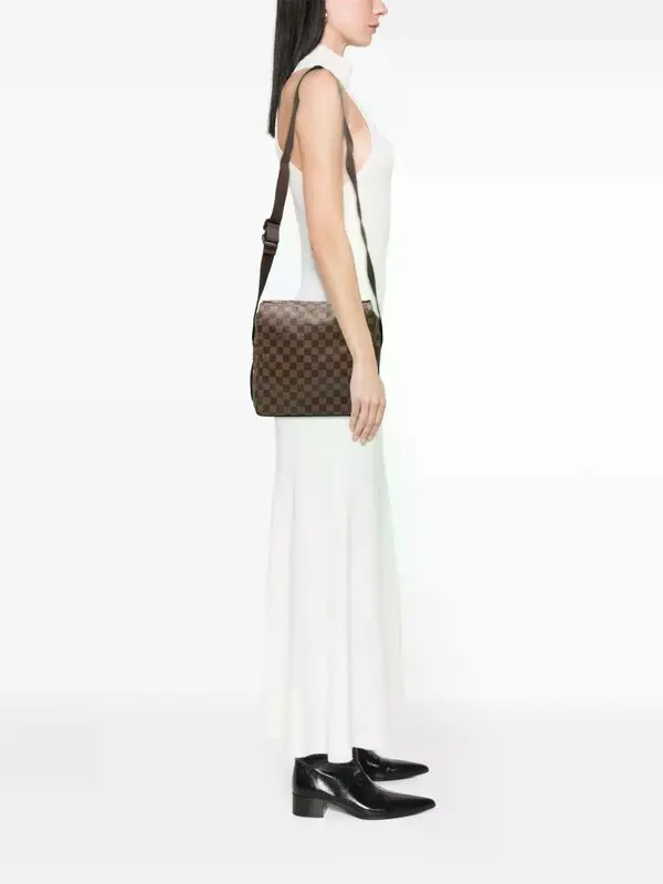 LOUIS VUITTON Damier Ebene Naviglio Crossbody Bag