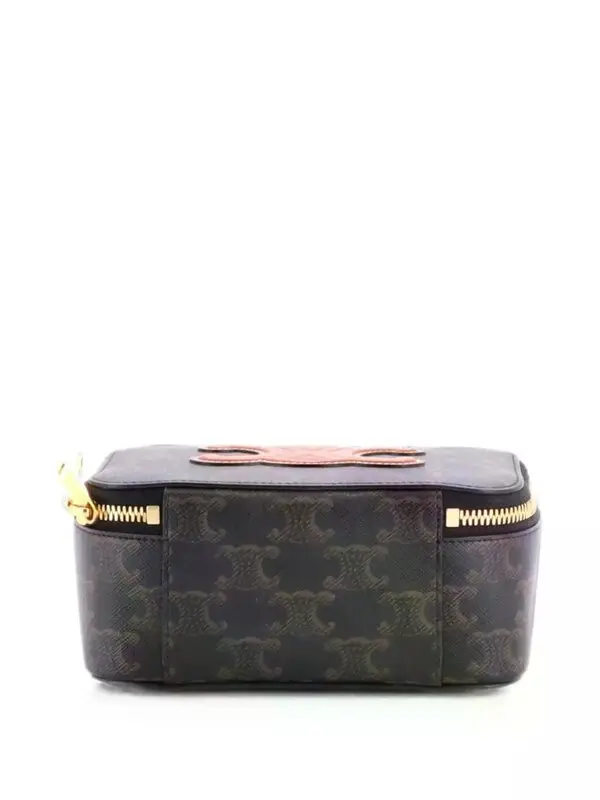 Celine Triomphe Coated Canvas Mini Shoulder Bag