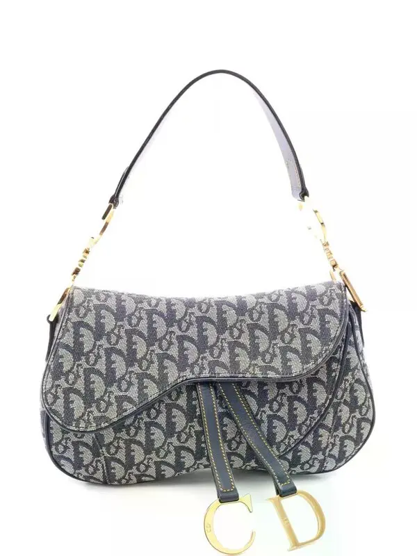 Dior 2000s Double Saddle Trotter Shoulder Bag