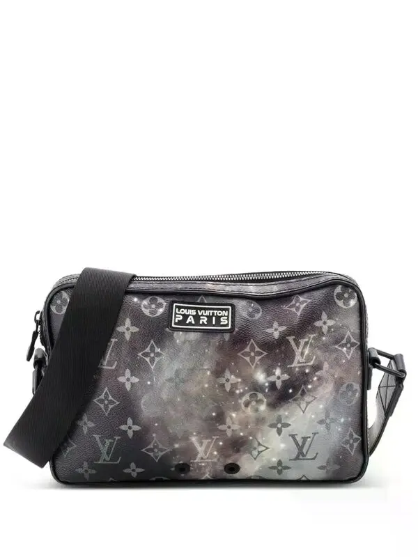 LOUIS VUITTON Alpha Messenger Bag Limited Edition Monogram Galaxy Canvas Crossbody Bag - Grey