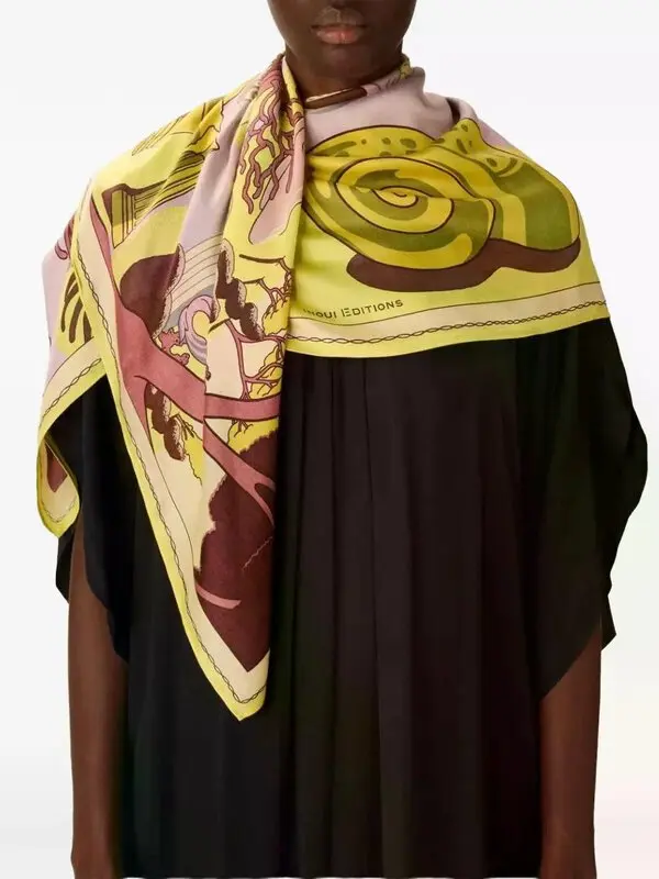 INOUI EDITIONS Graphic-print Square Scarf