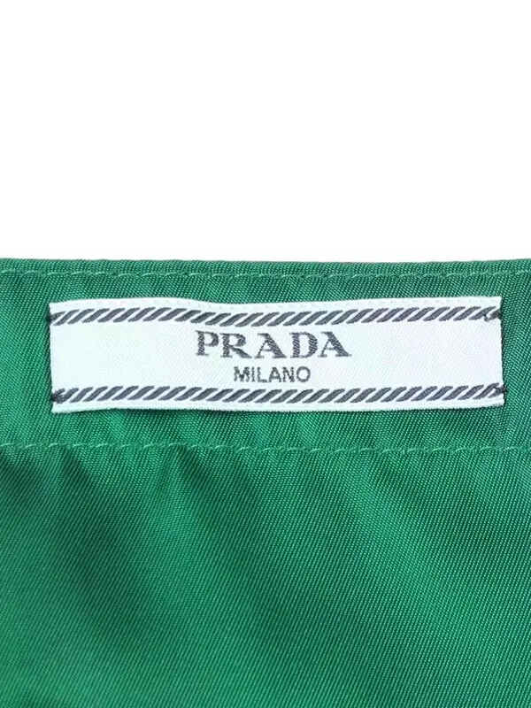 Prada Re-nylon Sleeveless Dress With Triangle Logo Plate