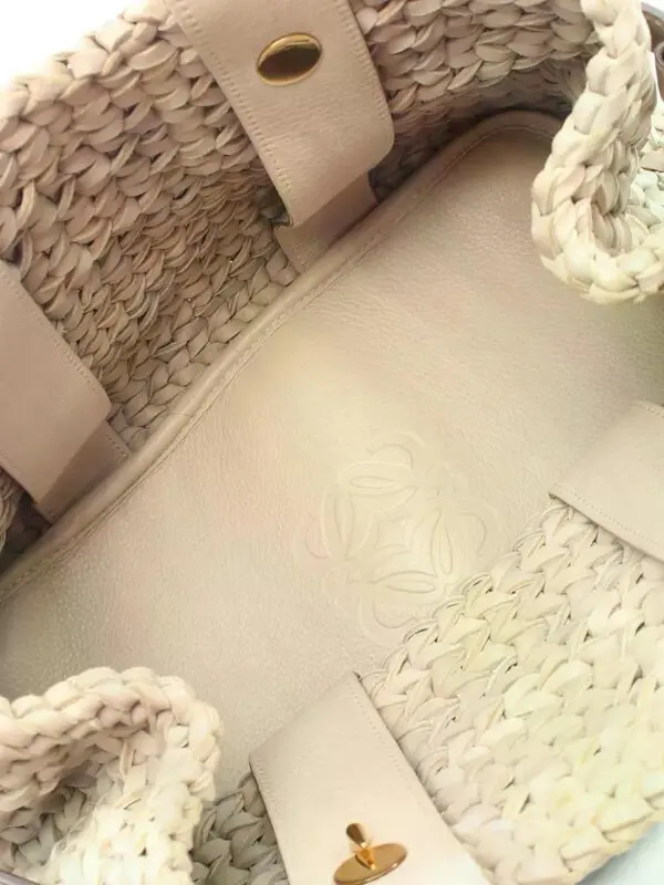 Loewe Braided Leather Tote Bag