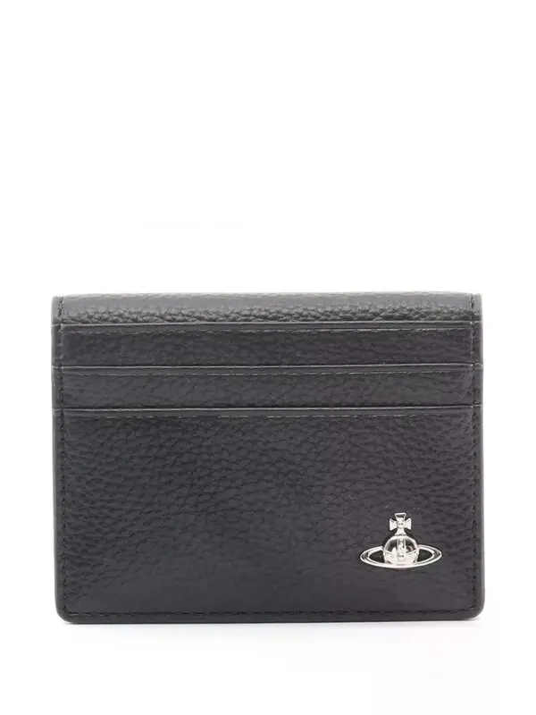 VIVIENNE WESTWOOD 2020s Logo-detail Card Case - Black