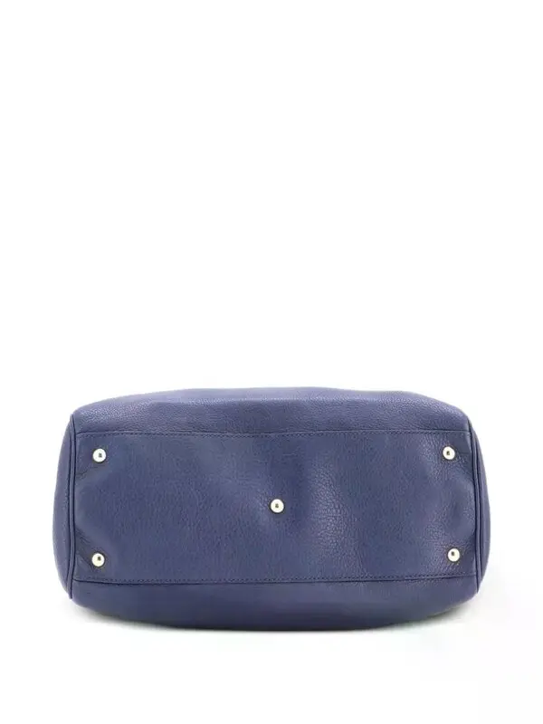Gucci Bamboo Shopper Medium Tote Bag - Blue