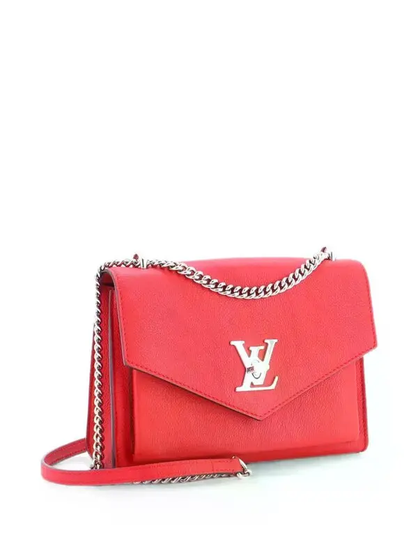 LOUIS VUITTON My Lockme Monochrome Leather Bb Shoulder Bag