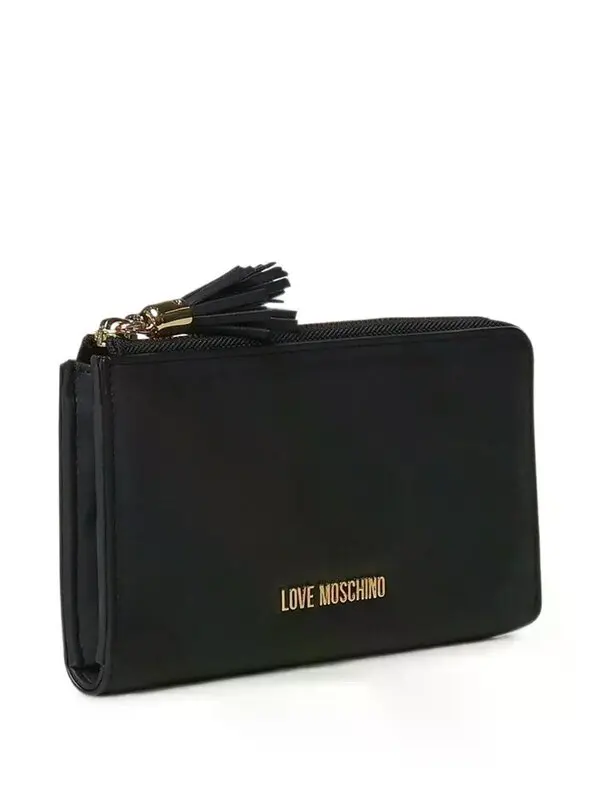 Moschino Tassel-detail Logo-plaque Wallet