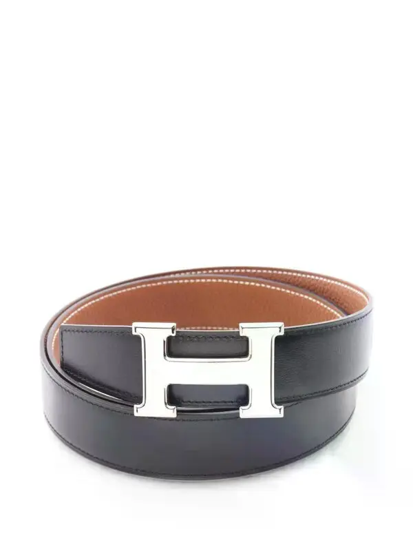 Hermès Constance H-belt - Black