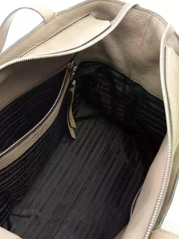 Prada Vitello Phenix Leather Tote Bag