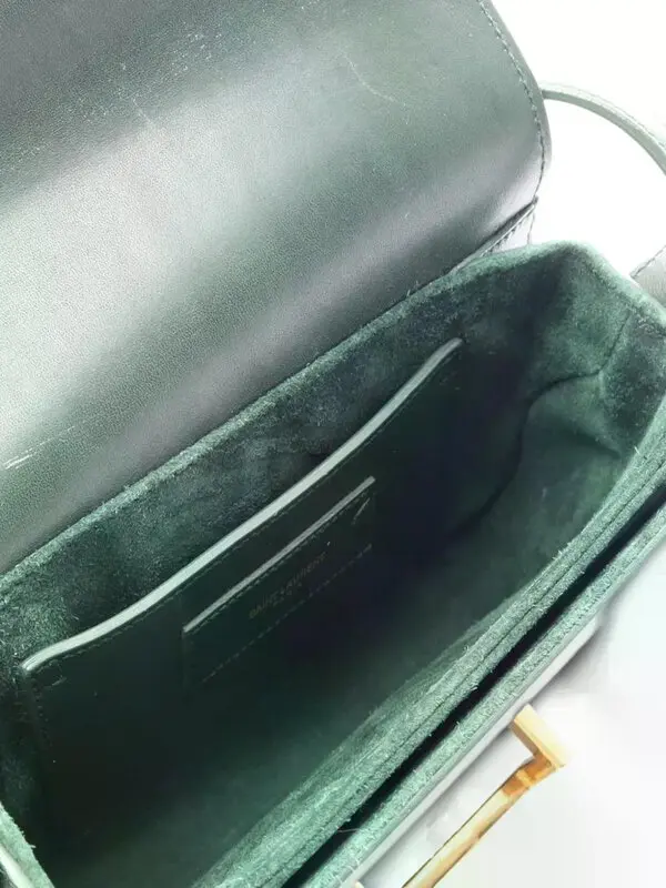 Saint Laurent Lulu Crossbody Bag - Green