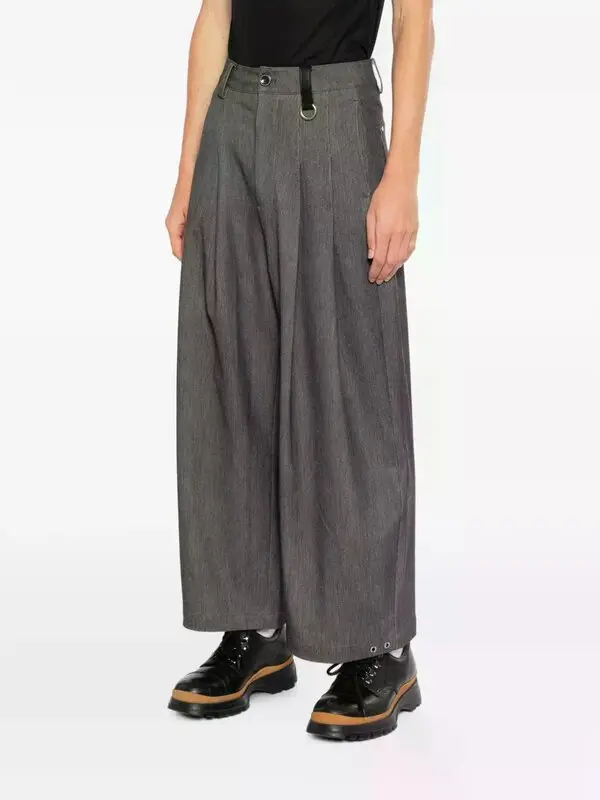 TEAM WANG DESIGN Pleated Wide-leg Trousers