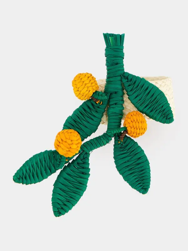 Coro Cora Handcrafted Branch Napkin Ring - Orange