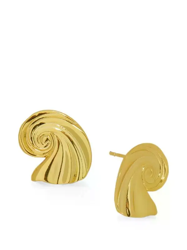 OTTOMAN HANDS Tone Wave Stud Earrings