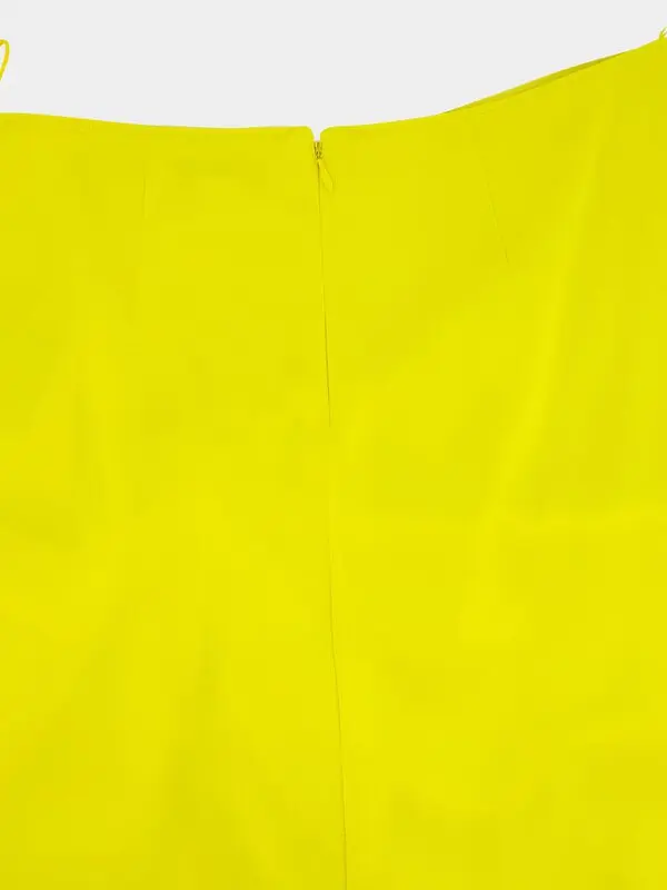 Stella McCartney Draped Midi Skirt - Yellow