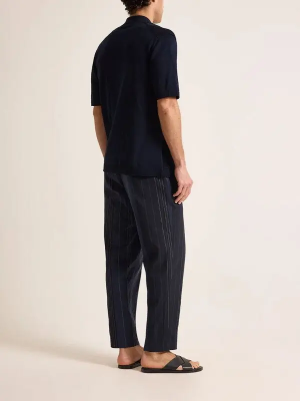 Orlebar Brown Night Iris Stripe Sonoran Trousers - Blue