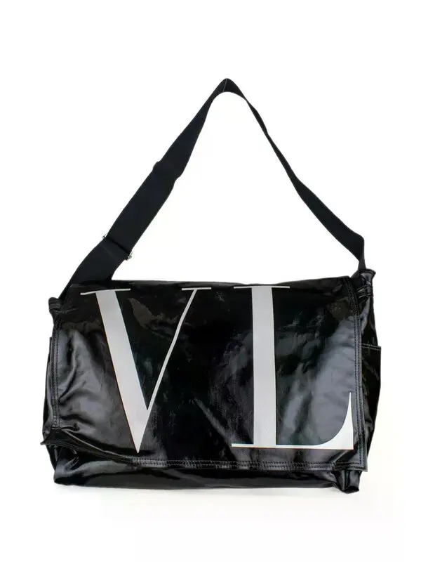 Valentino Garavani Large Vltn Messenger Bag - Black