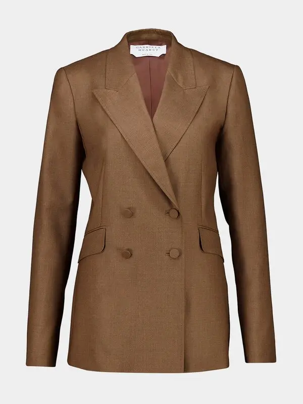 Gabriela Hearst Angela Wool-silk Blazer