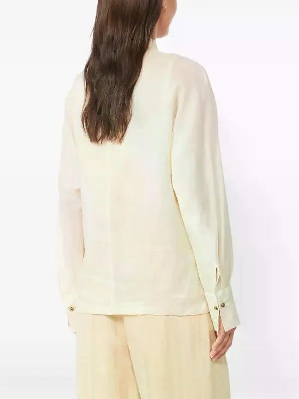 Max Mara Band Collar Shirt