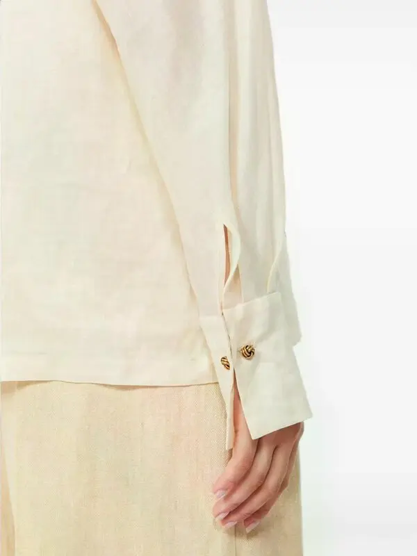 Max Mara Band Collar Shirt