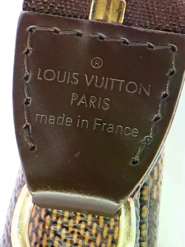 LOUIS VUITTON Pochette Accessoires Limited Edition Damier Mini Clutch Bag
