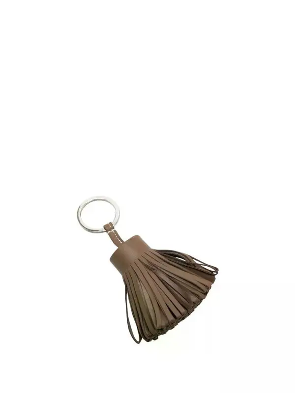 Hermès Carmen Ring Keychain In Milo Lambskin - Brown