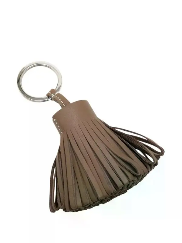 Hermès Carmen Ring Keychain In Milo Lambskin