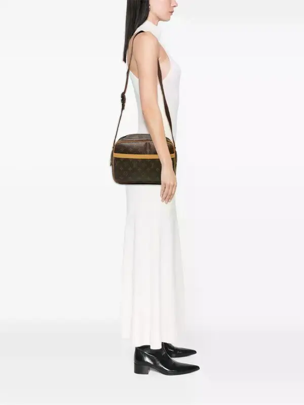 LOUIS VUITTON Monogram Reporter Pm Crossbody Bag
