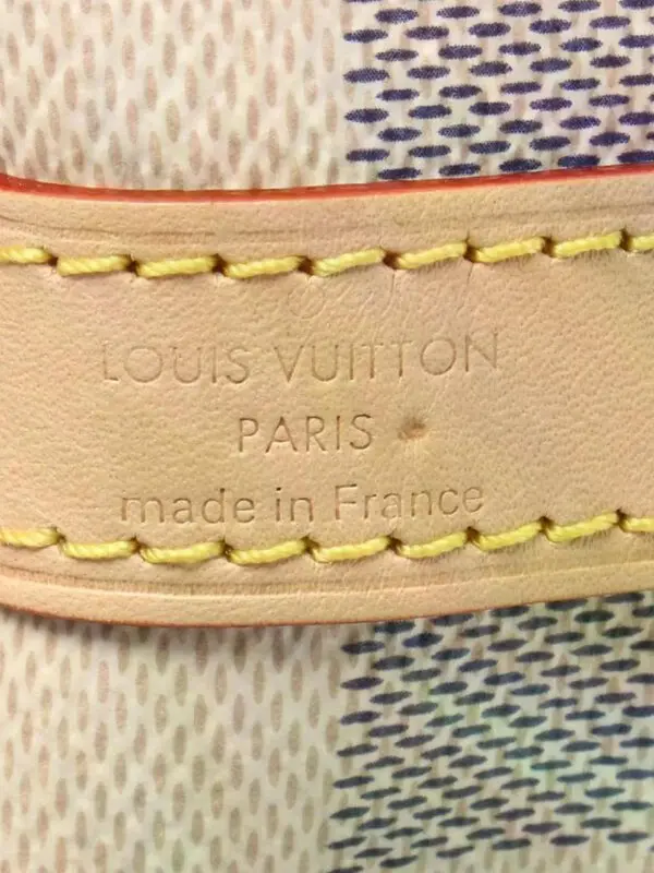 LOUIS VUITTON Damier Azur Speedy Bandouliere 25 Satchel - White