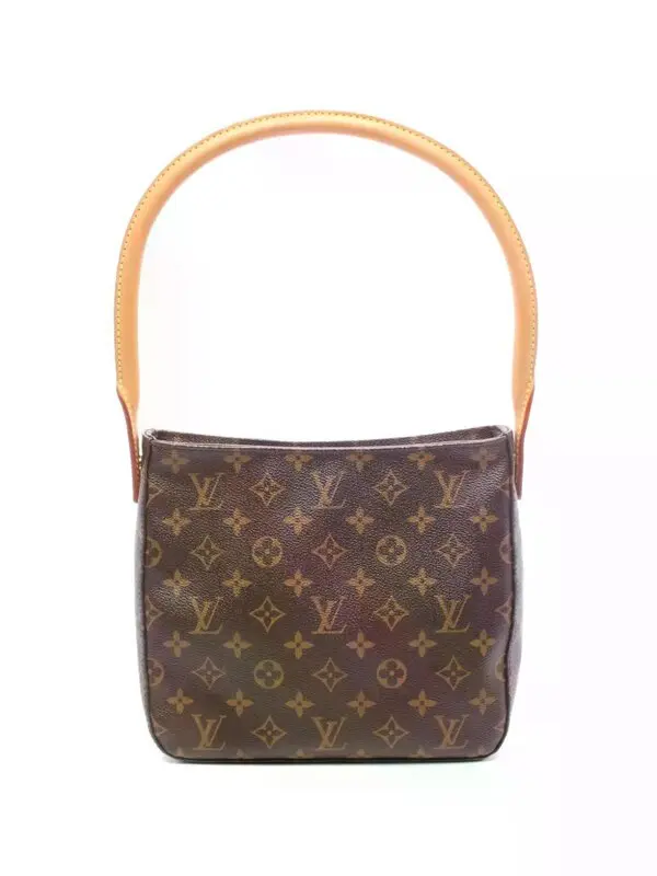 LOUIS VUITTON Monogram Canvas Looping Mm Shoulder Bag - Brown