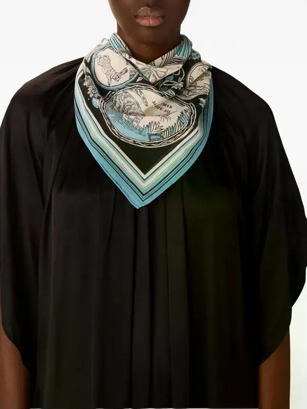 INOUI EDITIONS Graphic-print Square Scarf