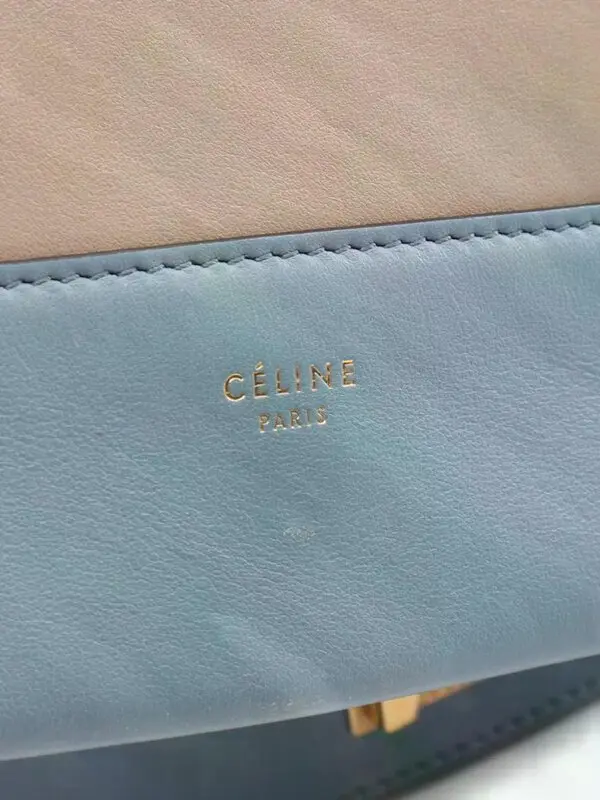 Celine Medium Frame Shoulder Bag - Blue