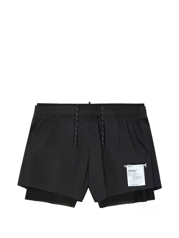 Satisfy Techsilk Layered Shorts - Black