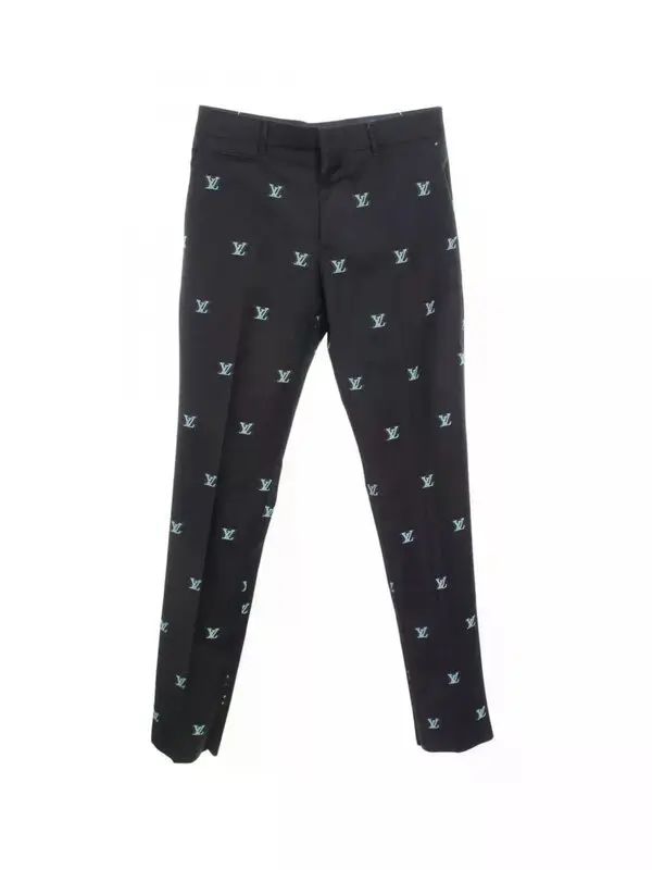 LOUIS VUITTON Logo Jacquard Trousers