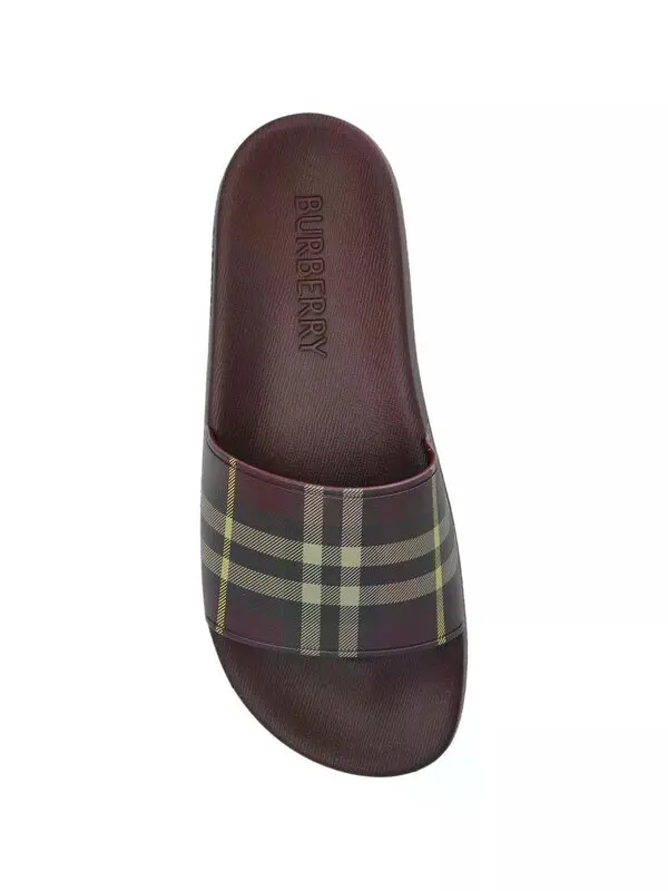 Burberry Check Print Furley Sandals